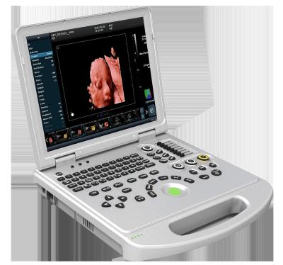 China Color Doppler Portable Ultrasound Machine 15 inch LED medical display able to reverse it above 160 degree for sale