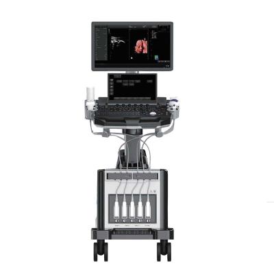 China Skin Rendering Ultrasound Growth Scan With Doppler Metal Trolley for sale
