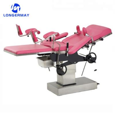 China Hydraulic Manual Gynecological Delivery Bed Price Obstetric Delivery Beds for sale