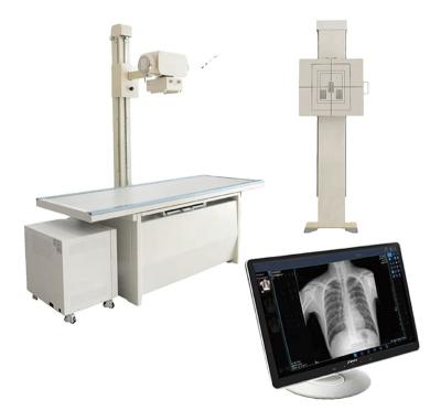 China Digital Radiology X Ray Machine 50KW With Flat Panel Detector for sale