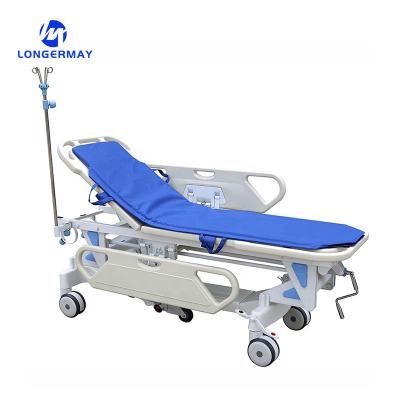 China Patient transportation stretcher trolley with height adjustable good price medical equipment for sale