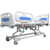 China Factory Metal Multifunction Folding Medical Furniture Icu Patient Nursing Adjustable Electric Hospital Bed With Casters for sale