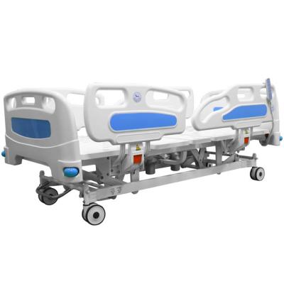 China Cheap Adjustable Professional Electric Medical Clinic Icu Bed With Side Rails for sale