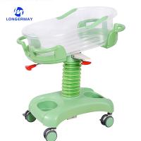 China Hydraulic Multifunction Adjustable Newborn Medical Bed ICU Children Pediatric Bed ABS Plastic Baby Hospital Crib for sale