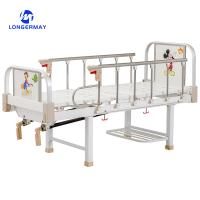 China Factory 2 Cranks 2 Function Adjustable Newborn Medical Crib Kids Nursing Pediatric Bed Manual Hospital Children Bed for sale
