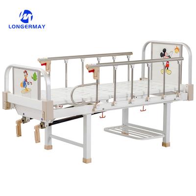 China Factory 2 Cranks 2 Function Adjustable Newborn Medical Crib Kids Nursing Pediatric Bed Manual Hospital Children Bed for sale