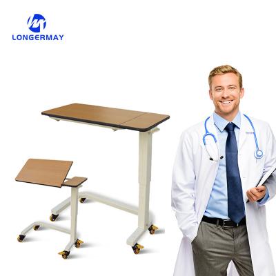 China Metal Overbed Hospital Tray Table Surgitech Hospital Furniture for sale