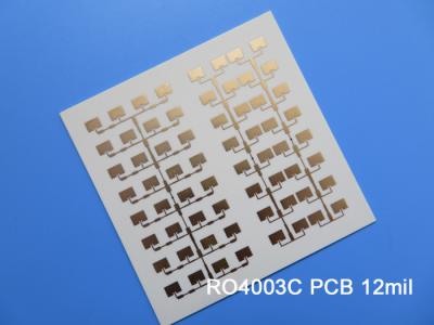 China Rogers 12mil 0.305mm RO4003C High Frequency PCB Double Sided RF PCB for Antennas for sale
