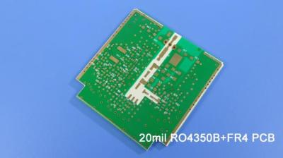 China Mixed PCB with Hybrid Design Optimizes Signal Integrity and the PCB Cost | RO4350B+FR4 With Immersion Gold for sale