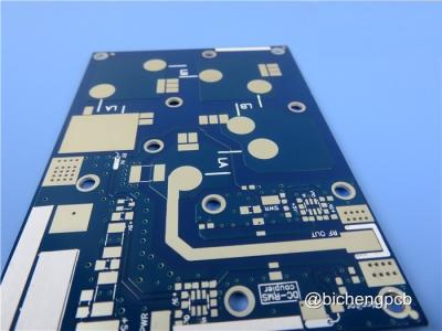 China 30mil RF-45 High Frequency PCB with Blue Solder Mask Coating Immersion Silver on Pads for sale
