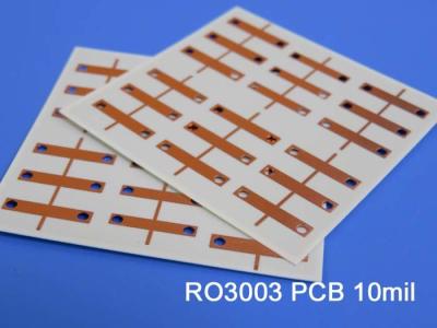 China High Frequency PCB Made on Rogers RO3003 10mil 0.254mm DK3.0 with Nature Copper for Automotive Radar Applications for sale