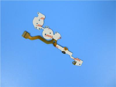 China Dual Layer Flexible Printed Circuit PCB (FPC) Built on Polyimide With Stiffener for PLC Automation for sale