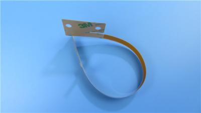 China Single Sided Flexible Printed Circuit Soft ENIG PCB Built on Polyimide with 3M Tape for Video Surveillance System for sale