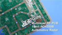 China Dual Layer Rogers PCB Built on 30.7mil RO4350B LoPro Reverse Treated Foil With ENIG for Digital Applications for sale