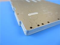 China Dual Layer Rogers PCB Built on 60.7mil RO4350B LoPro Reverse Treated Foil With ENIG for High Speed Back Planes for sale