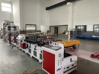 China Bag Making Machine With Labelling /Napkin bag making machine /labe machine /bottom sealing machine /middle sealing for sale