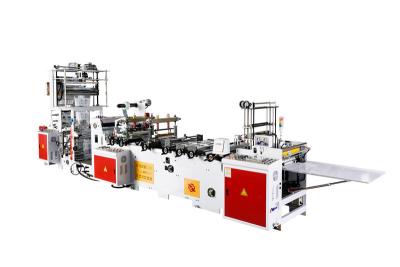 China LDPE HDPE Gusset Bag Making Machine 120pcs/Min for sale