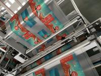 China Euro Style Tissue Bag Making Machine 1200mm With Rope for sale