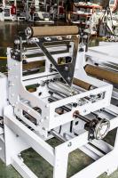 China Triangle Plastic Film Folding Machine Unwinding Diameter 800mm for sale