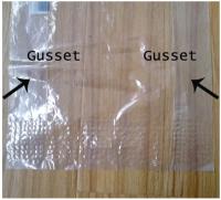China Plastic PE Side Gusset Bag Pasting Machine LDPE For Diaper Bag for sale