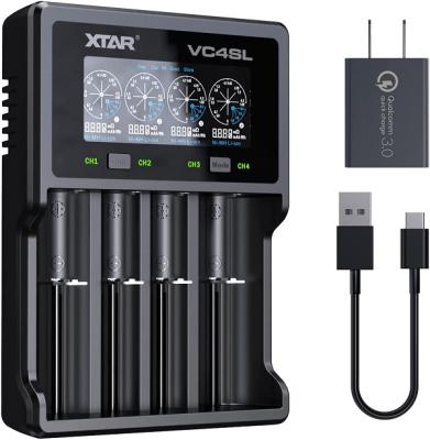 China XTAR VC4SL 21700 Battery Charger Fast Charging Usb C Power Bank For 18650 Batteries for sale