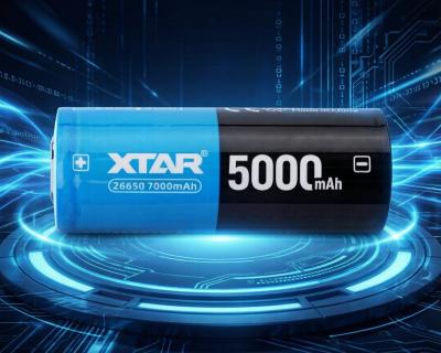 China Low Temp Resistant Marine Audio Battery 3.6V 10A  Xtar 26650 Battery for sale