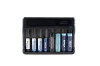 China Universal 8 Slot Li Ion Battery Charger Independent Smart Charging LCD Display for sale