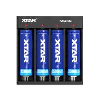 China 5V 2.1A Xtar Mc4s   Li Ion Battery Chargers   Intelligent Lcd Battery Charger 100mA for sale