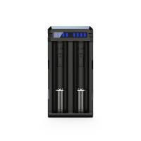 China Dual Slot Li Ion Battery Chargers 18650 21700  Lithium Ion Battery Charger Universal for sale