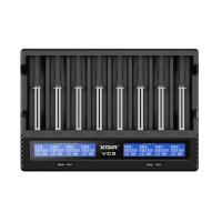 China VC8 Universal Tool Battery Charger Protection Universal  RoHS Charger Li Ion LCD Display for sale