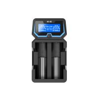 China X2 Li Ion Battery Chargers 2 Bay 21700 NiMH Batteries Smart Battery Charger for sale