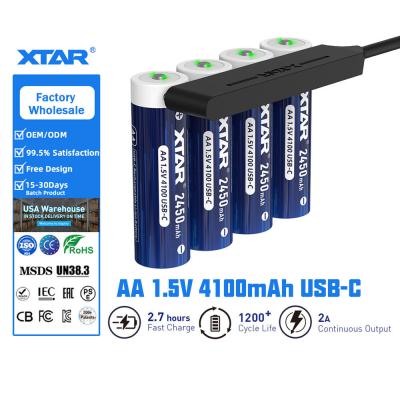 China 2450mAh AA Batteries Fast Charging 1.5 Volt Rechargeable Aa Home Use Aa 1 5v Battery for sale