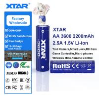 China 3600mWh AA Batteries High Frequency Devices 1.5 V Lithium Ion Rechargeable Battery for sale