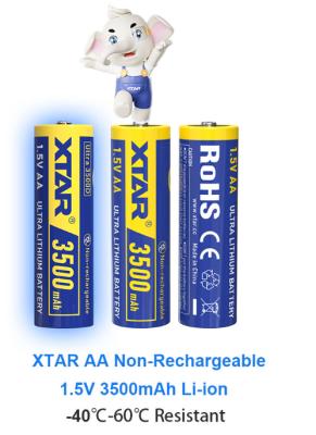 China Ultra 3500D 1.5V AA Batteries Outdoor Security Devices 3500mah Battery for sale