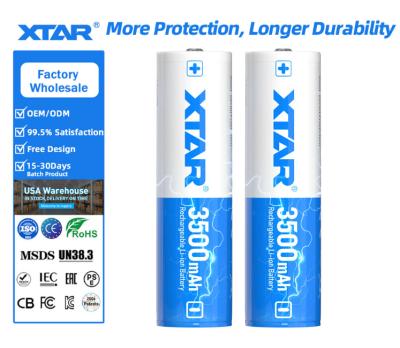 China 3500mAh 18650 Lithium-Ion Battery 800+ Charge Cycles Powerbank MSDS for sale