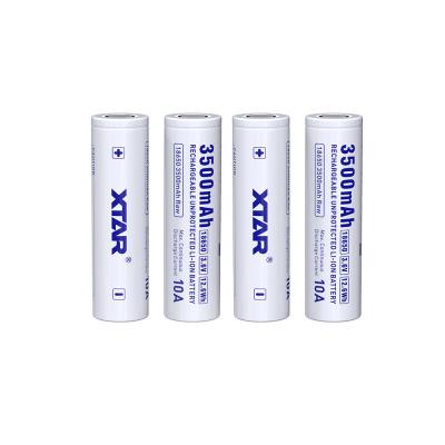 China Flat Top 18650 High Drain Battery 3500 Mah Battery  RoHS UN38.3 For DIY Devices for sale