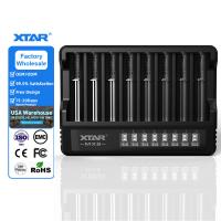 China XTAR MX8 AA Battery Charger 8 Slots LCD Display For NiMH Batteries for sale