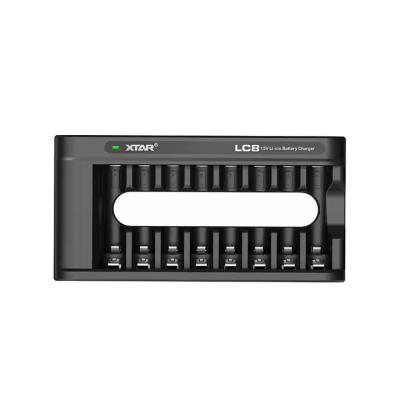 China 8 Port AA Battery Charger Smart USB C Double A Battery Charger Input Compact for sale