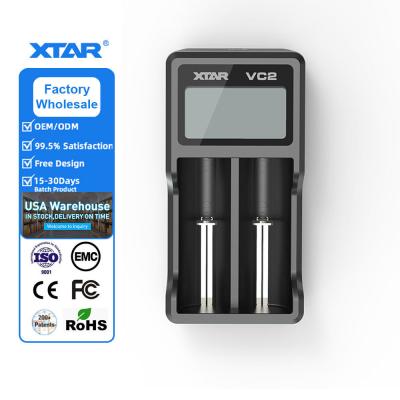 China VC2 Smart 18650 Battery Charger 0V Activation 131mm   LCD Battery Charger for sale