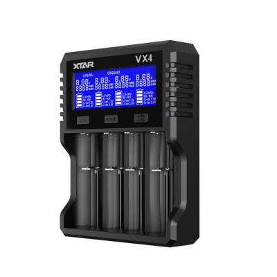 China VX4 18650 Battery Charger 4 Bay LCD Display Lithium Smart Charger For Ni MH for sale