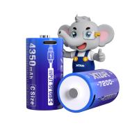 China C Size 1.5V USB-C Rechargeable Lithium Battery with 4350mAh Capacity and 1500+ Recharge Cycles for sale