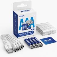 China XTAR 600mAh AAA Lithium Battery with 800+ Cycle Life and Built-in USB-C Direct Charge for Smart Devices for sale