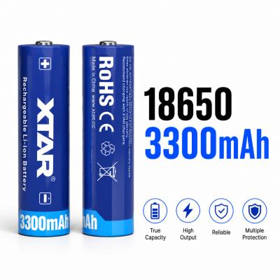 China Factory Direct 18650 3300mAh Rechargeable Lithium ion Battery 10A Discharge CE RoHS Certified OEM ODM Manufacturer for sale