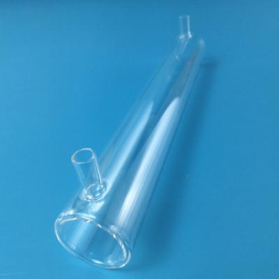 China Double Wall Quartz Reactor For Gas Or Liquid Circulation for sale