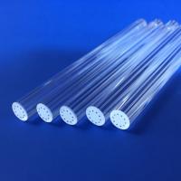 China Quartz Capillary Tube Micro For Fiber Customize Circular Square Rectangular Triangular Multiple Hole for sale
