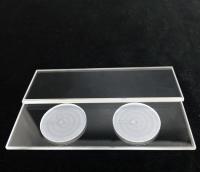 China Machining Quartz Glass Medical Microscope Slide Ground Edge Xrd for sale