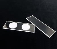 China Machining Quartz Glass Medical Microscope Slide Ground Edge Xrd for sale