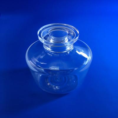 China High Temperature Resistance Quartz Apparatus Fused Quartz Bottle Lab for sale
