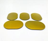 China Optical Quartz Glass Plate Gold Layer for sale