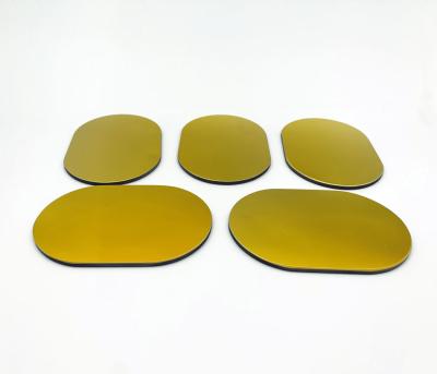 China Optical Quartz Glass Plate Gold Layer for sale
